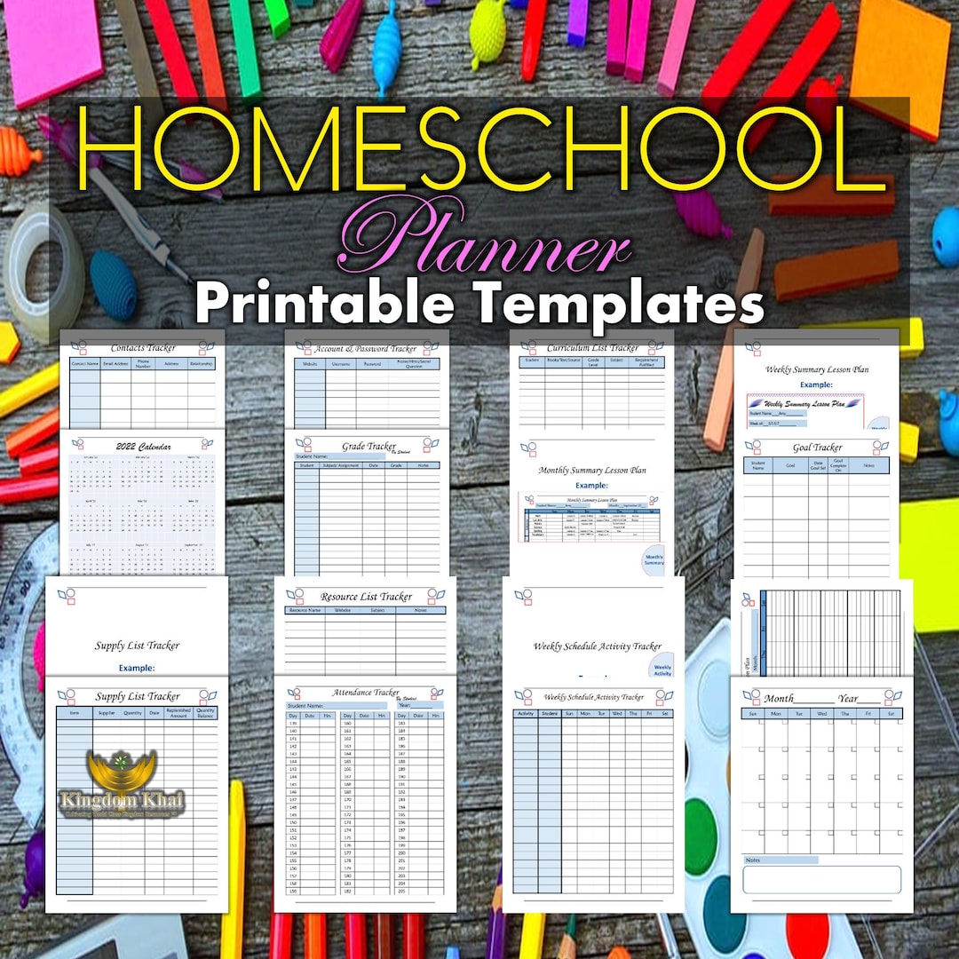 Homeschool Planner the Pro Track Monthly, Weekly, Daily Lessons ...
