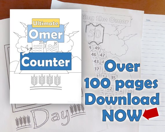 Ultimate Omer Counter Bible Study Pack: 50-day Journey to Shavuot With ...