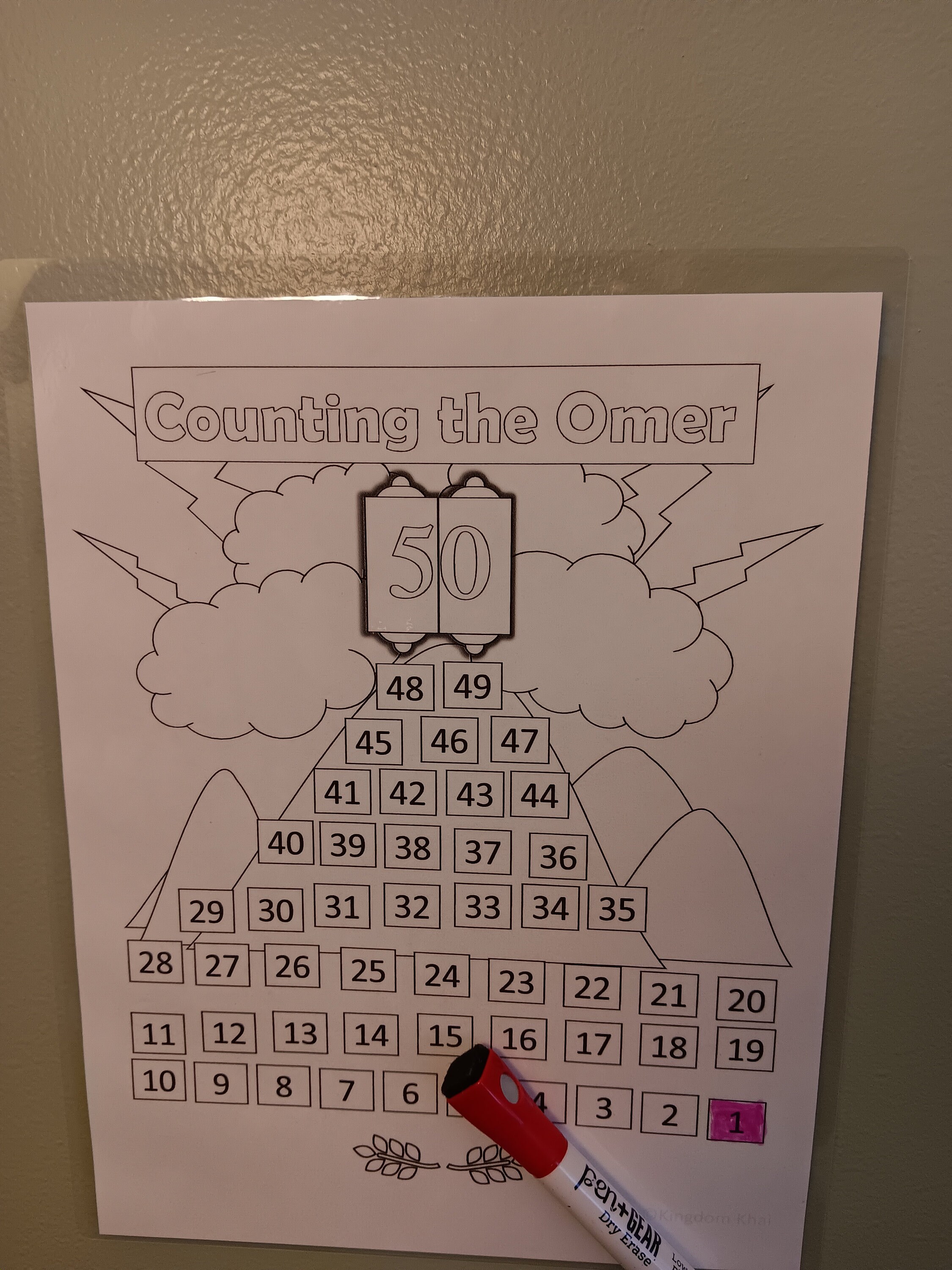 Ultimate Omer Counter Bible Study Pack: 50-day Journey to Shavuot With ...