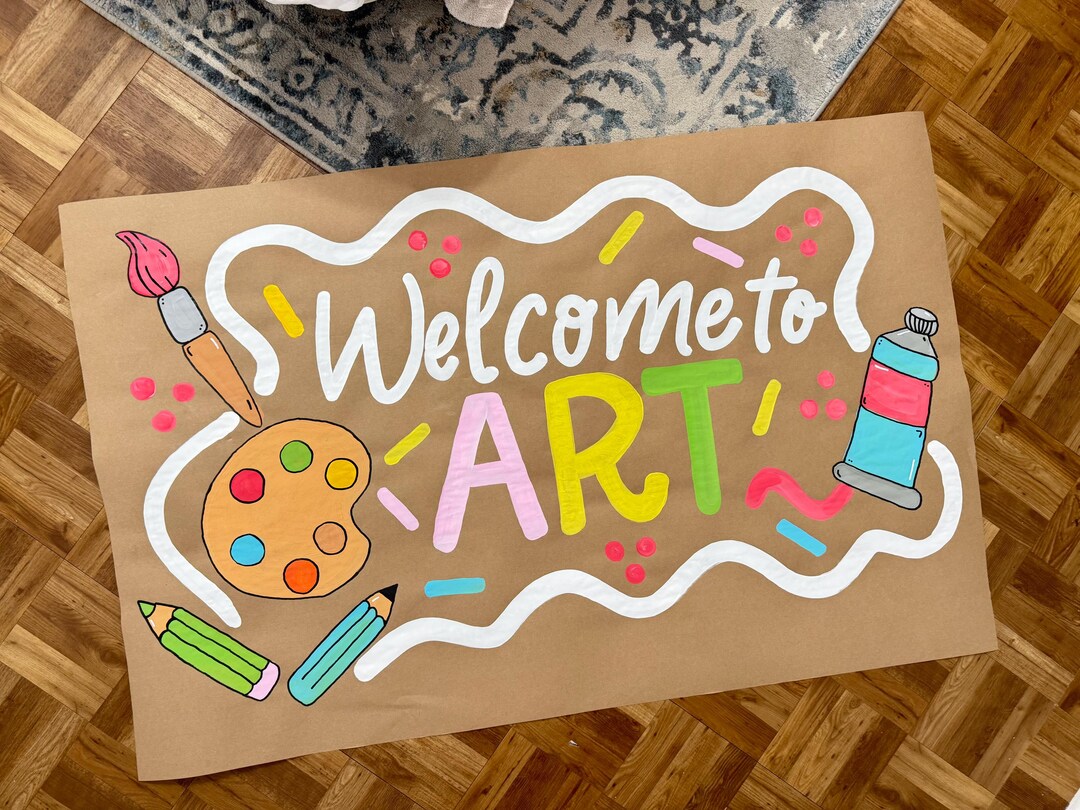 Classroom Personalized Hand-painted Banner – Back to School, Classroom ...