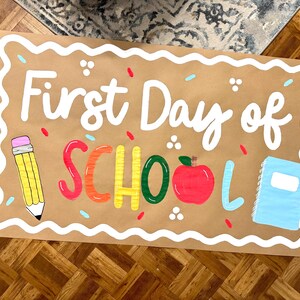 Classroom Personalized Hand-painted Banner – Back to School, Classroom ...