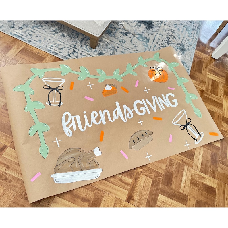 Custom Birthday Banner - Party Birthday Banner | Hand Painted Brown ...