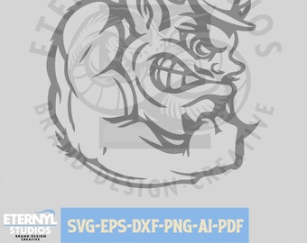 Arched Red Devils School Mascot PNG Digital Download - Etsy