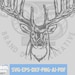 Buck SVG PNG, Big Buck, Big Rack Svg, Whitetail Svg, Hunting Svg, Deer ...