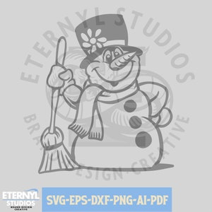 Cute Snowman Svg, Snowglobe Snowman, Happy Snowman, Christmas Svg ...