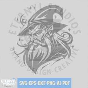 Wizard SVG PNG, Magic Wizard, Magical Wizard, Wise Wizard, Wizard ...