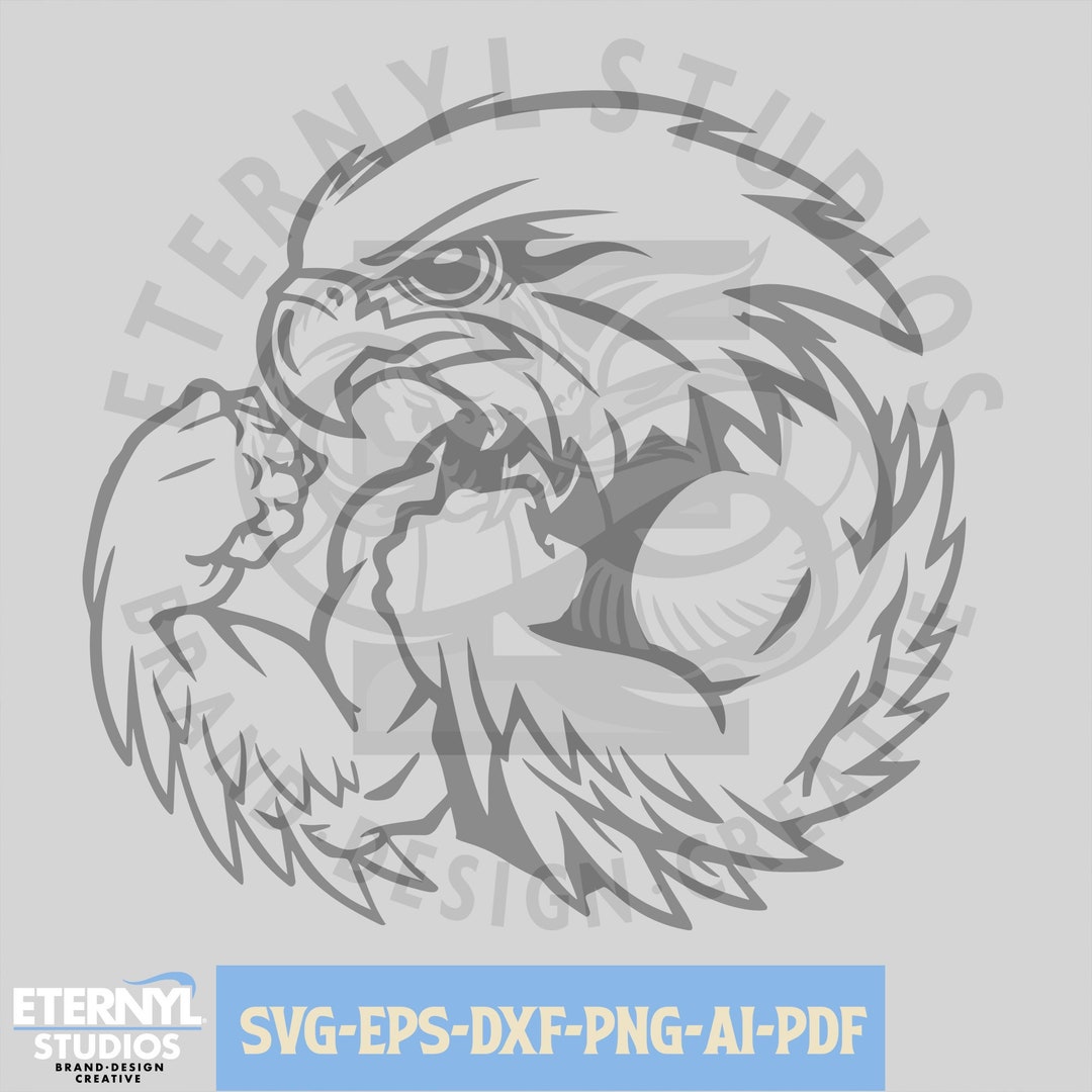Hawks Mascot Svg, Png, Fighting Hawks, Hawk Svg, Falcons, Logo, School ...