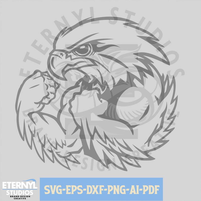 Hawks Mascot Svg Png Fighting Hawks Hawk Svg Falcons - Etsy