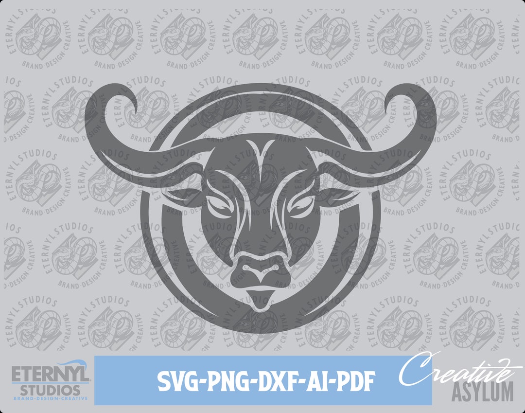 Bulls SVG PNG, Taurus, Longhorn, Bull, Steer, Cattle, Instant Digital ...