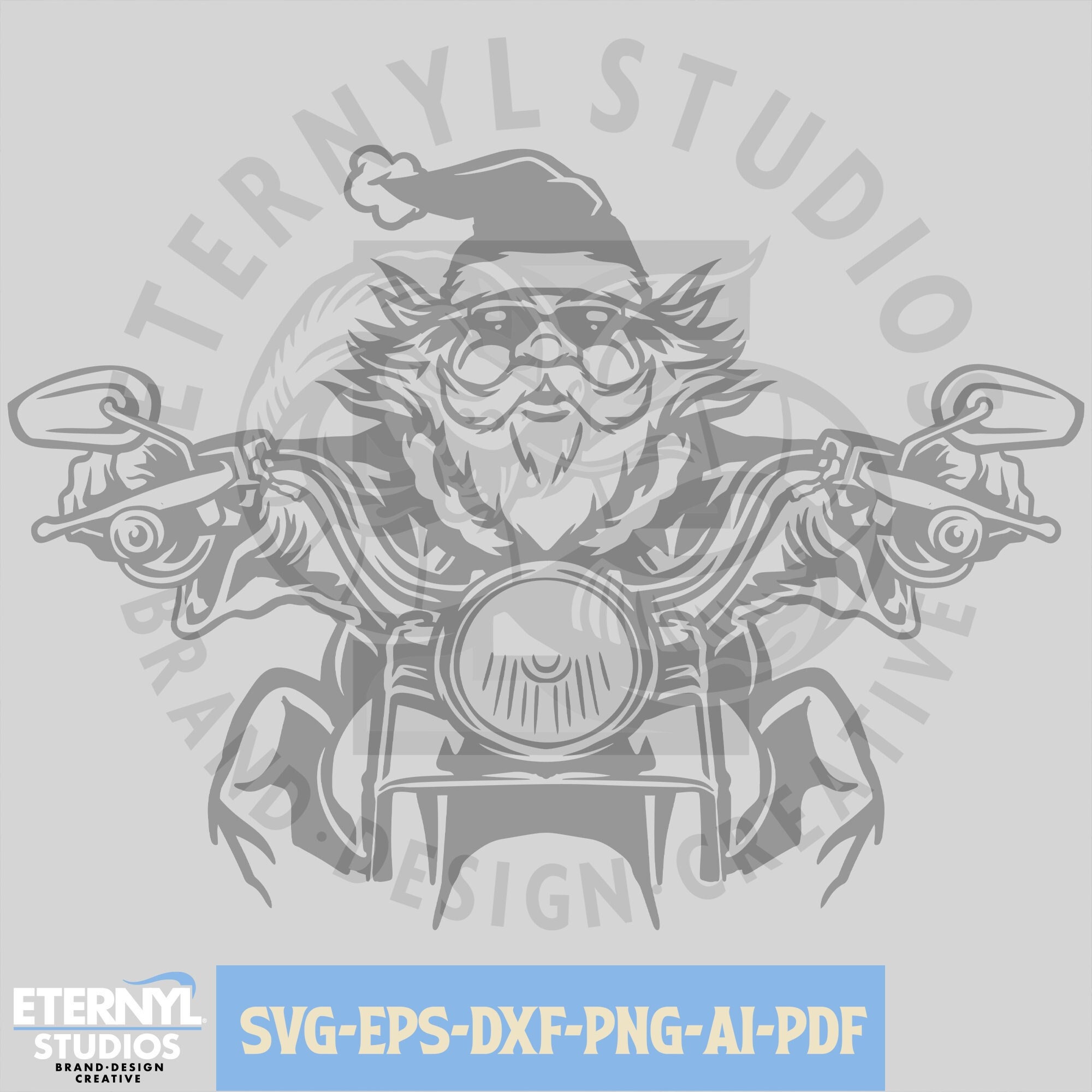Santa Biker Svg Biker Christmas Svg Bad Santa Biker SVG - Etsy