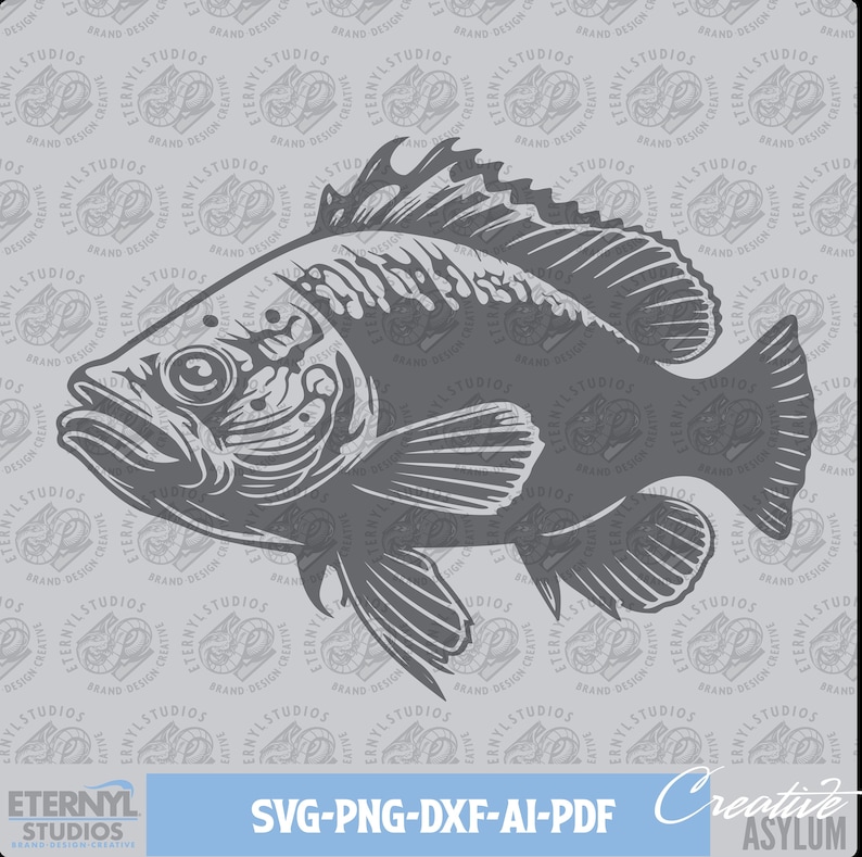 Grouper SVG PNG Goliath Grouper SVG Grouper Fish Giant - Etsy