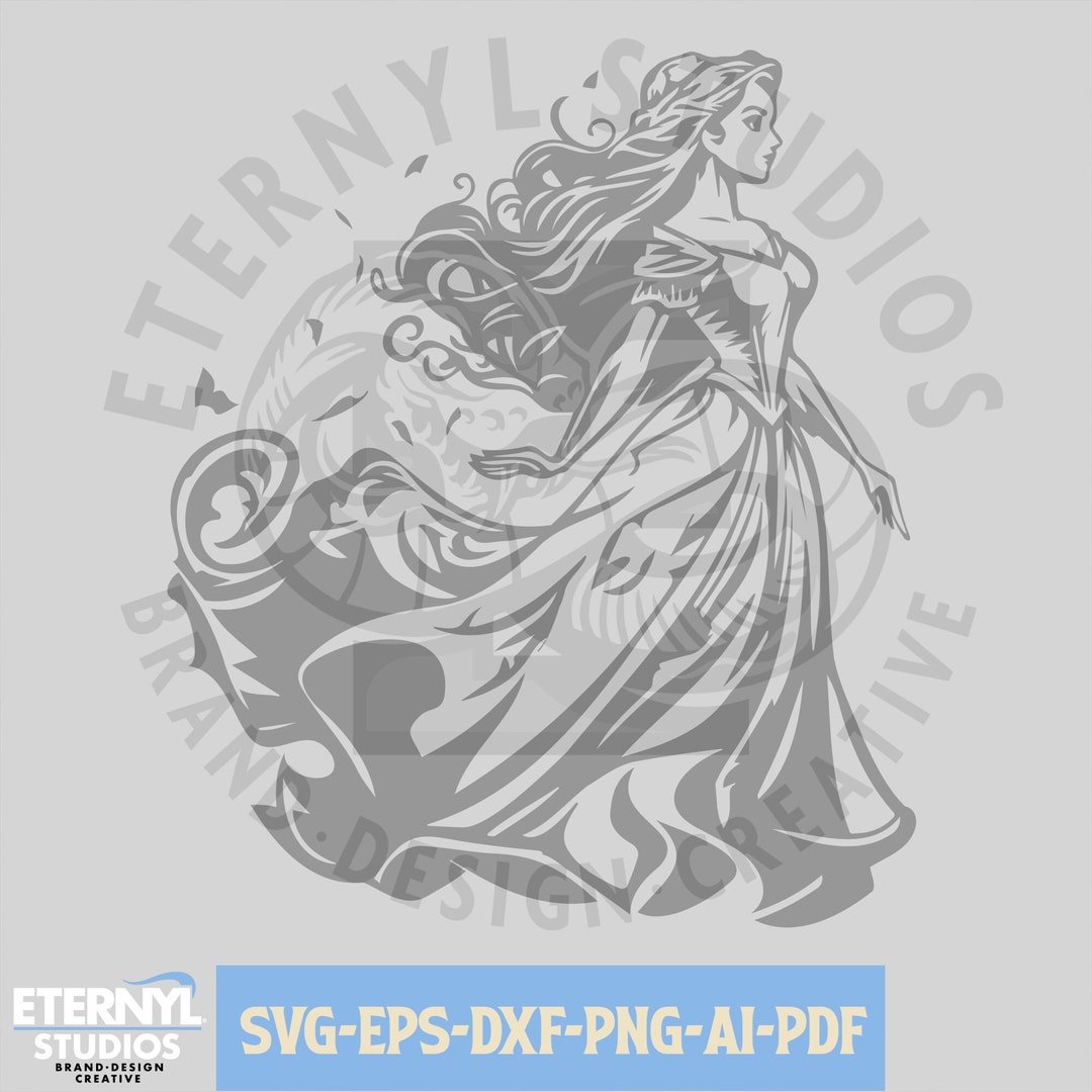 Princess SVG, Duchess Clipart, Mascot Logo (digital Download) - Etsy