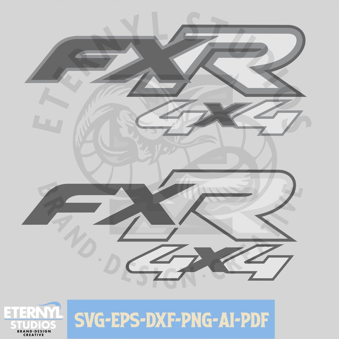 4x4 off Road FXR - F150 Style - F-150 FXR Svg, FXR 4x4, Vector, Digital ...