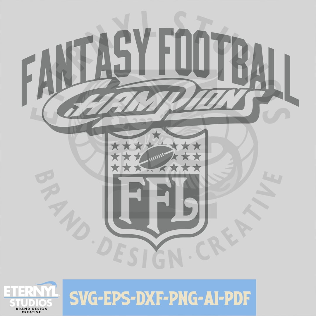 Fantasy Football Champion Logo SVG - Digital Download for T-shirts ...