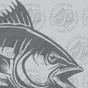 Tuna SVG PNG DXF, Instant Digital Download, Yellowfin, Bluefin, Game ...