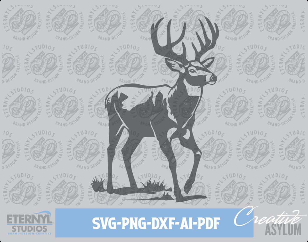 Big Buck SVG: Whitetail Deer Hunting Cut File (digital Download) - Etsy