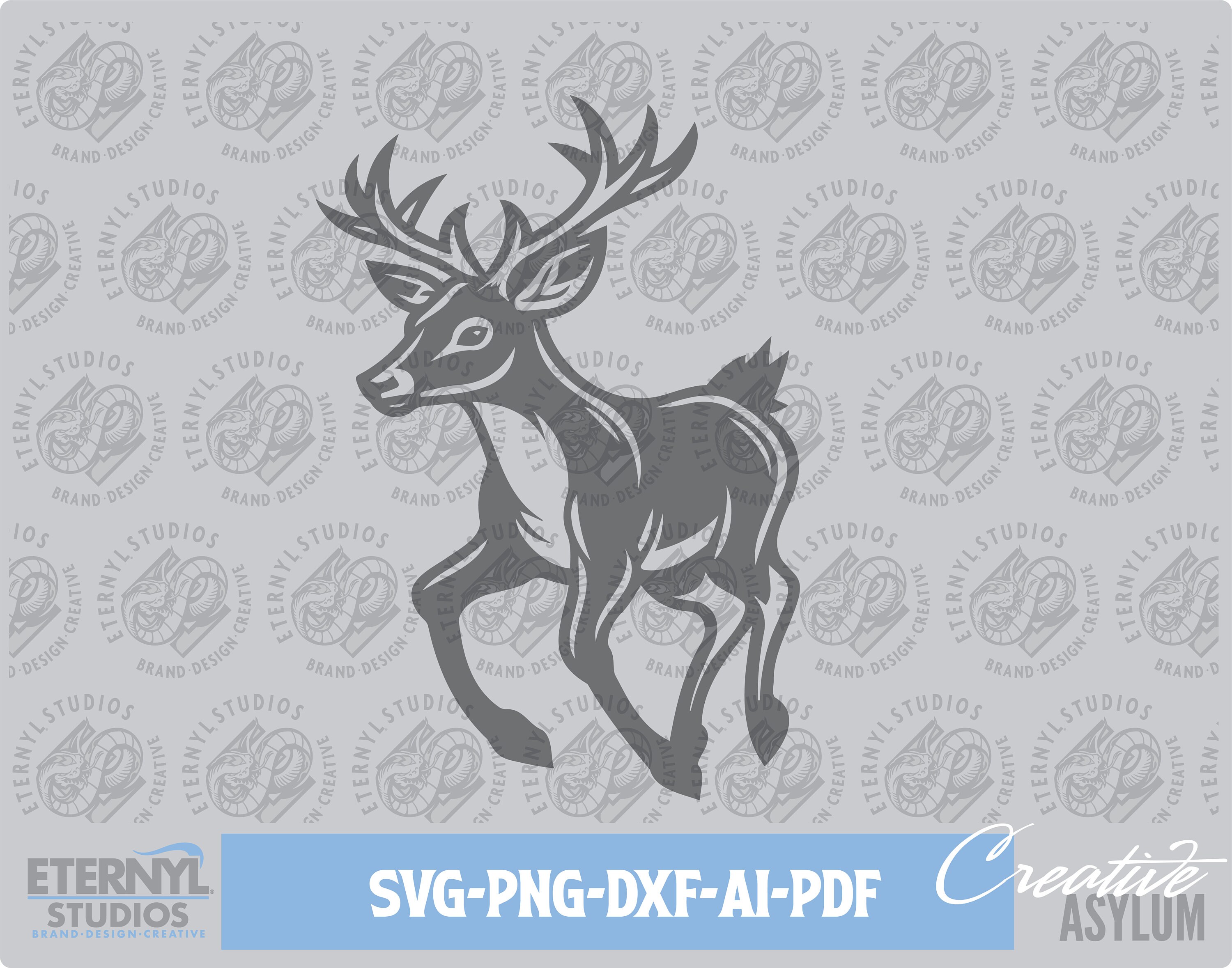 Buck SVG PNG Instant Download Big Buck Big Rack Svg - Etsy