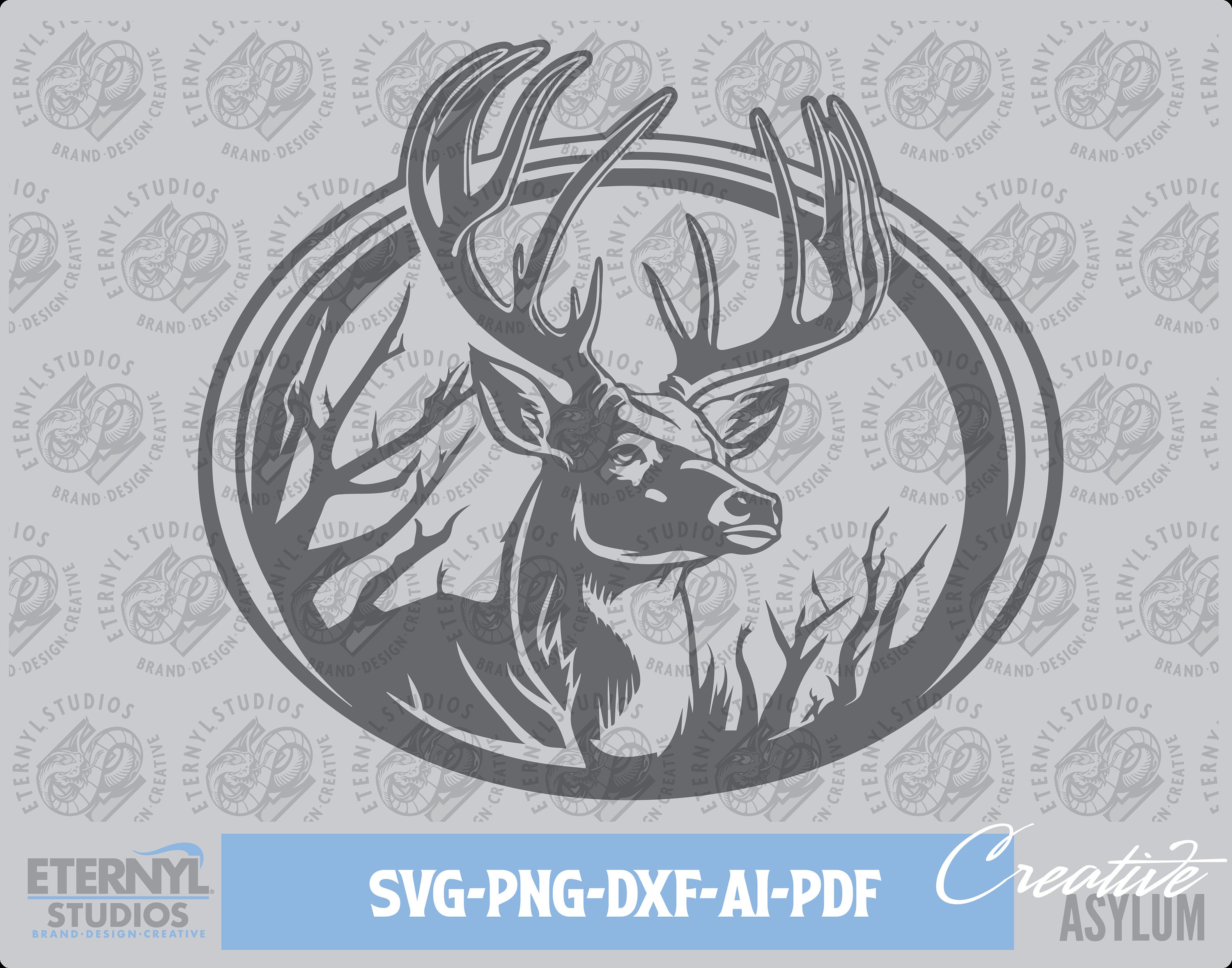 Big Buck Deer SVG: Whitetail, Blacktail Cut File (digital Download) - Etsy