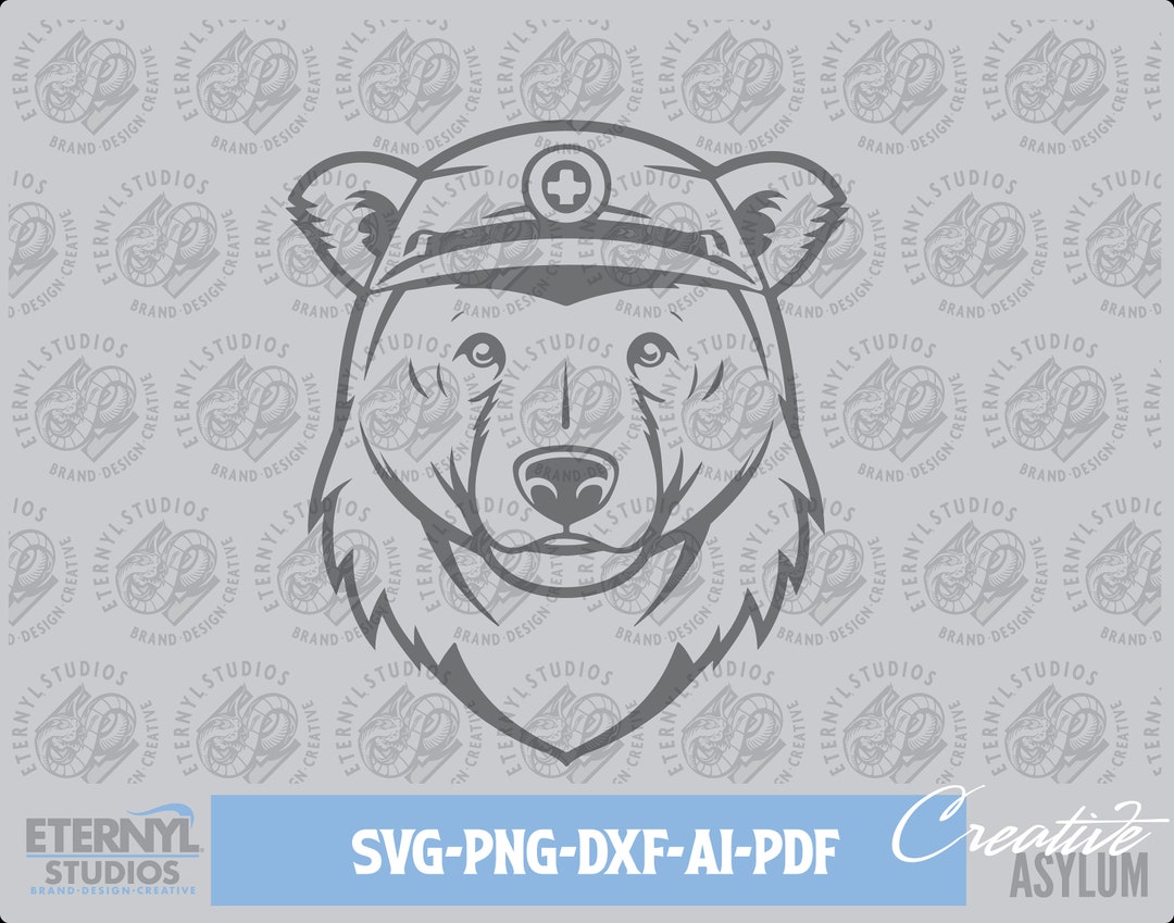 Bear Medic SVG PNG, Paramedic, Medic Bear, First Responder, Doctor Bear ...