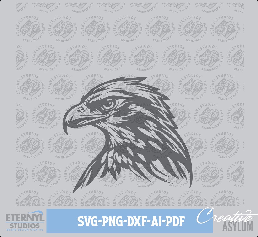 Hawk SVG PNG, Bald Eagle, Eagle Mascot, School Mascot, American ...