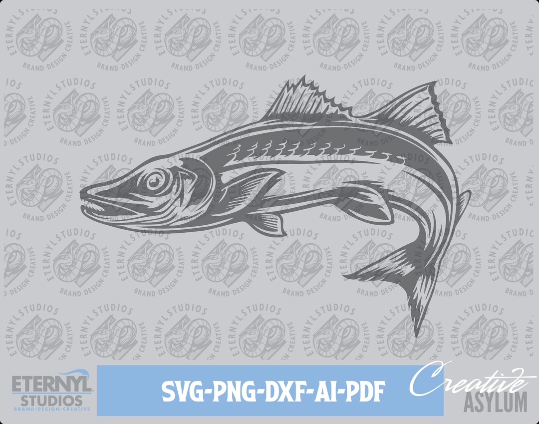 Pike SVG PNG, Northern Pike, Instant Digital Download, Fishing, Fish ...