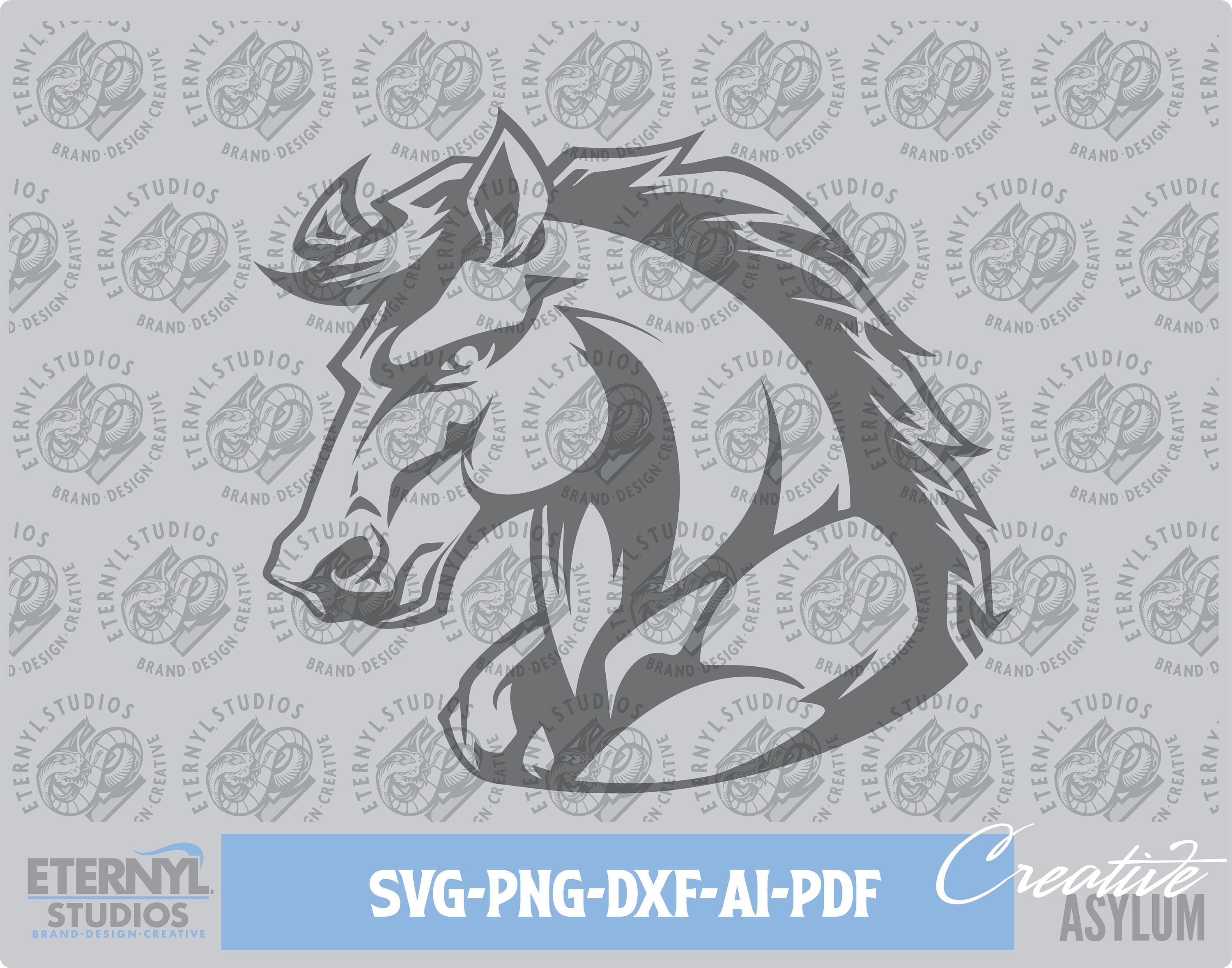 Mustang SVG PNG Mustangs Bronco Stallion Horse Mavericks - Etsy