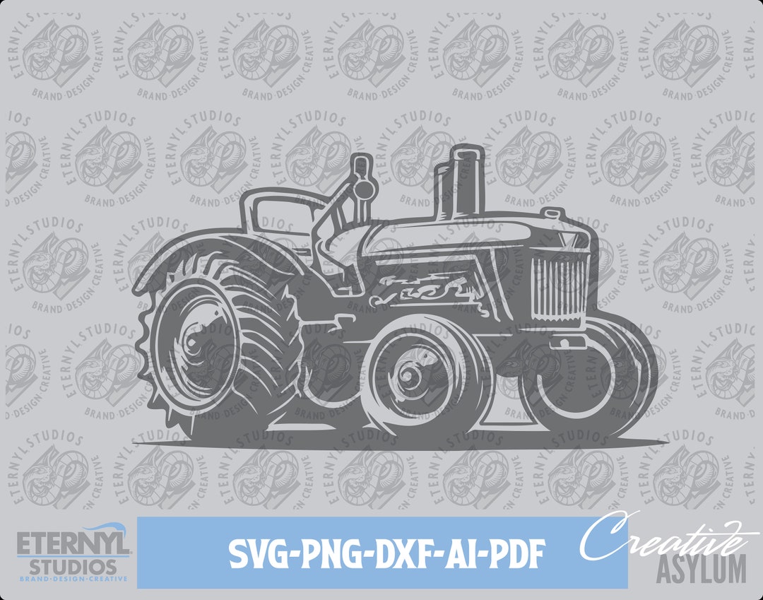 Vintage Tractor SVG PNG: Farm Art Cut File (digital Download) - Etsy