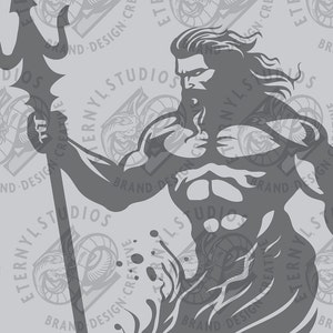 Merman SVG PNG, Atlantis SVG, Instant Download, Neptune, Triton, Merman ...