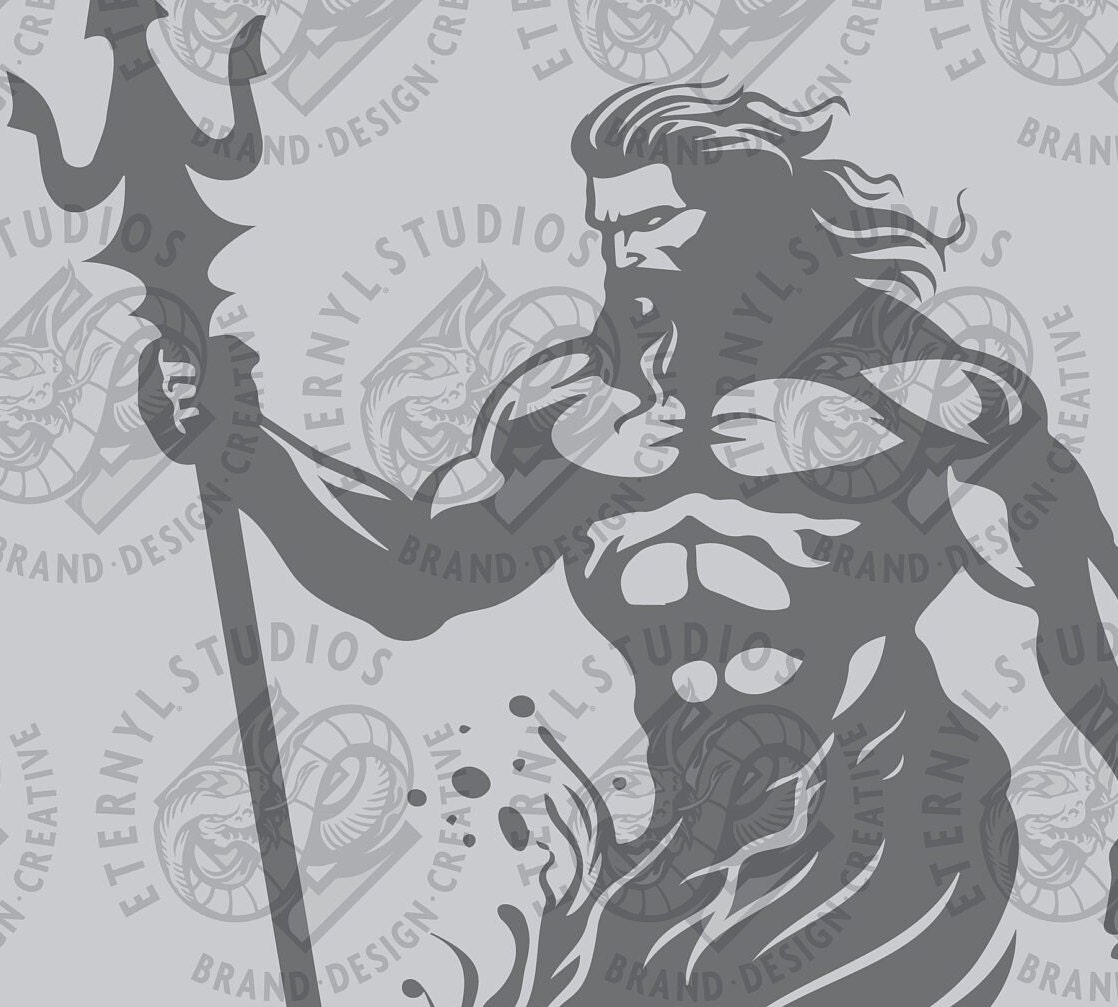 Merman SVG PNG Atlantis SVG Instant Download Neptune - Etsy UK