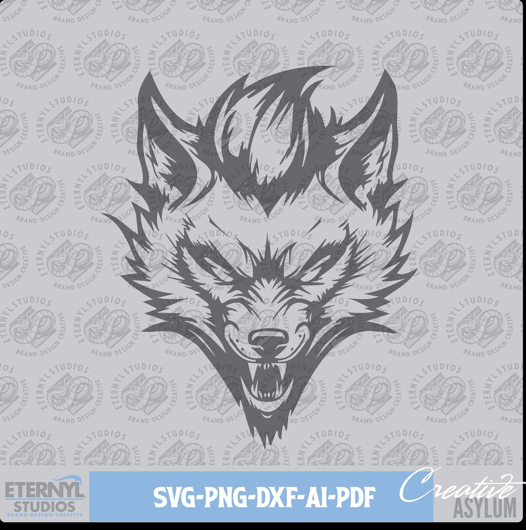 Wolf SVG PNG, Grey Wolf Head, Timber Wolf, Dire Wolf, Wolf Logo, Wolf ...