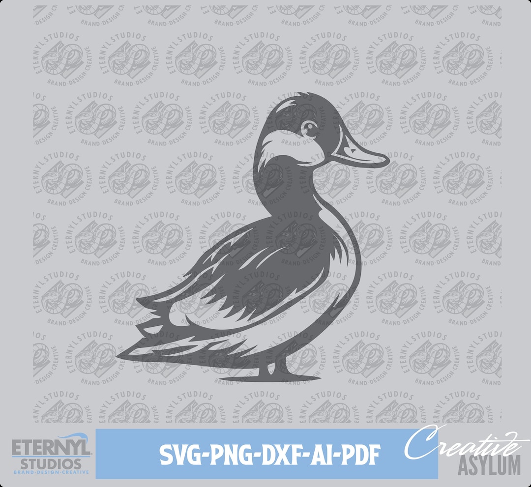 Duck SVG PNG Clipart: Mascot Logo Cut File (digital Download) - Etsy ...