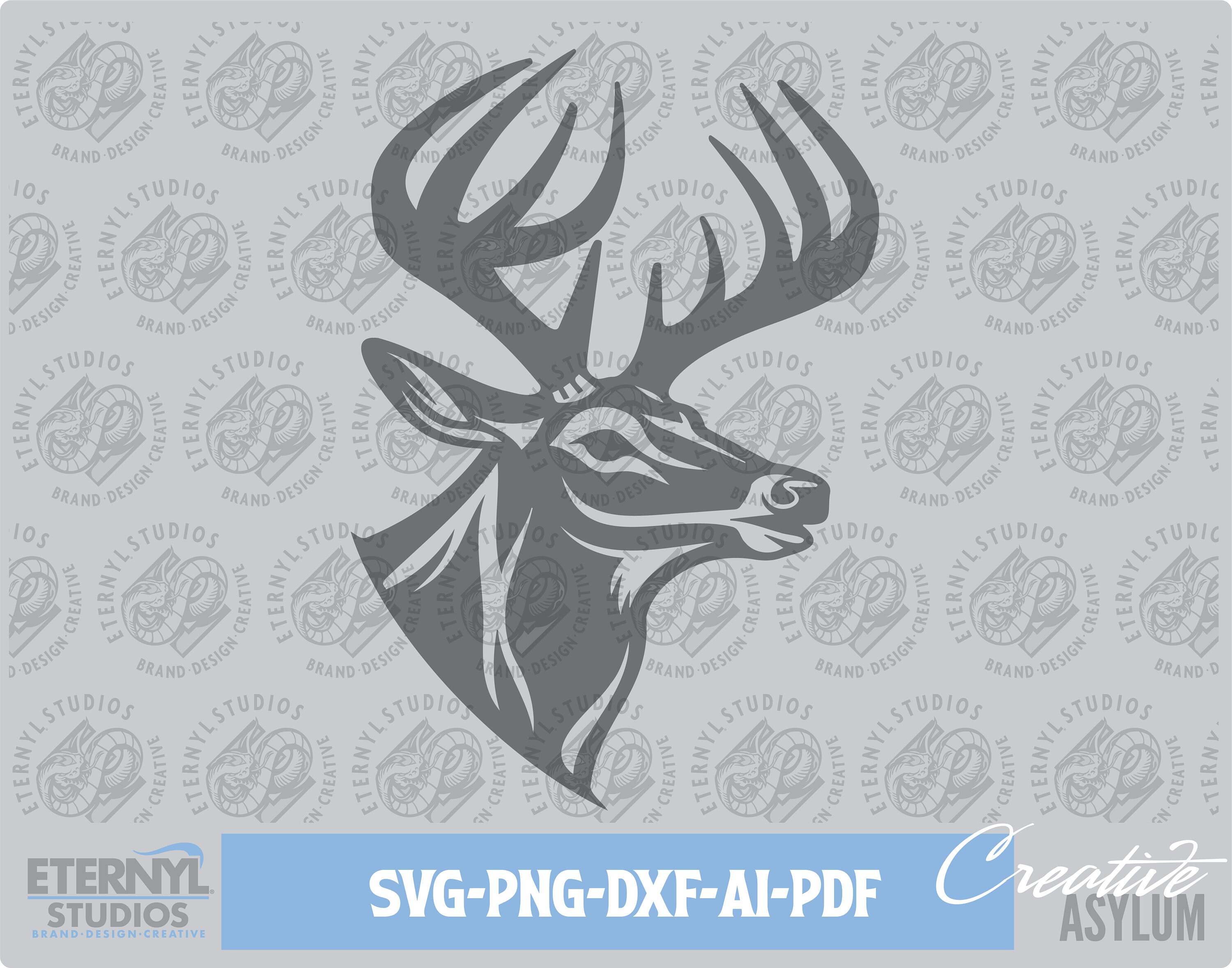 Buck SVG PNG Instant Download Big Buck Big Rack Svg - Etsy