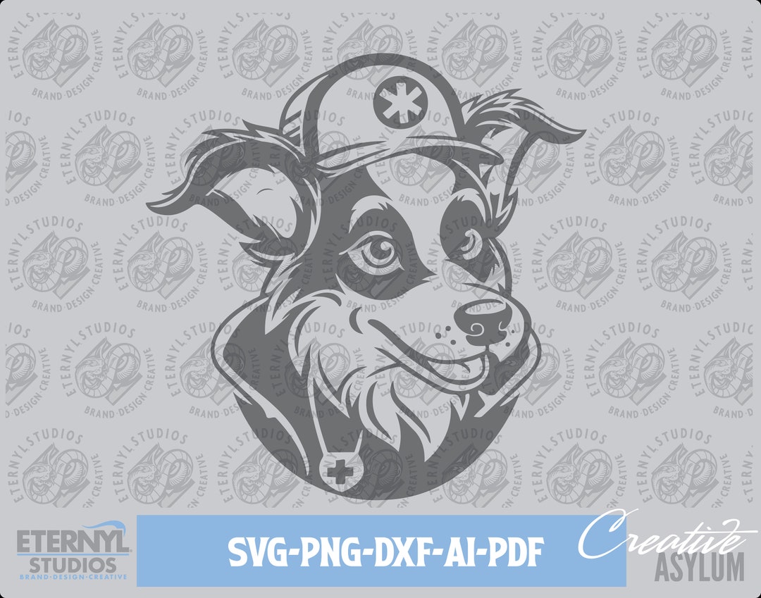 Dog Medic SVG PNG, Paramedic, Dog With Hat, Dog, Paramedic Mascot ...