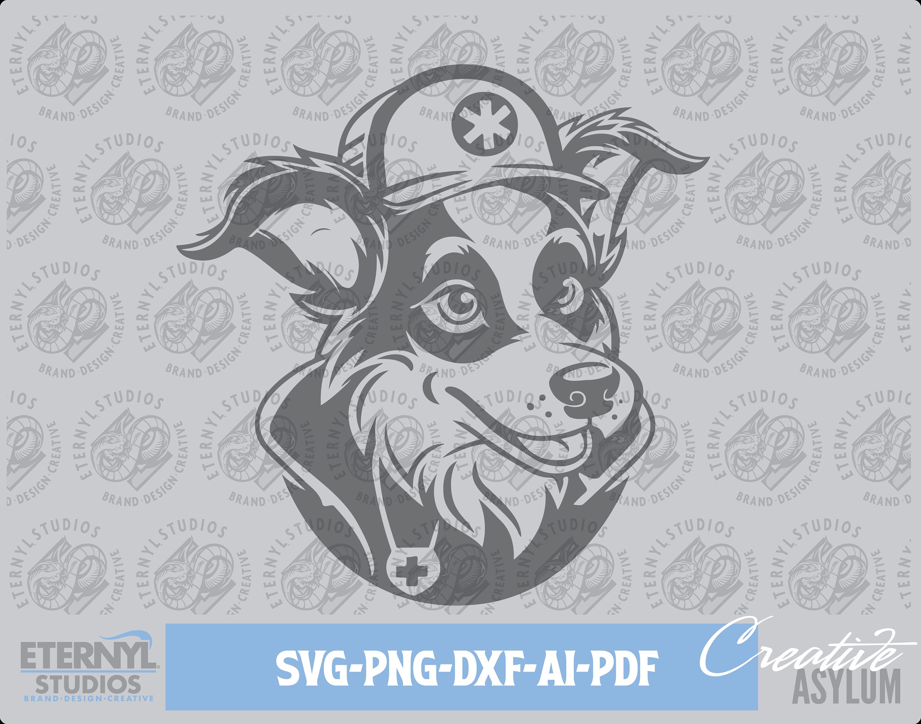 Dog Medic SVG PNG, Paramedic, Dog With Hat, Dog, Paramedic Mascot ...