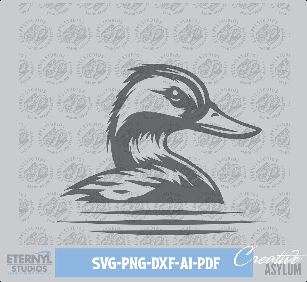 Duck SVG Cut File: Mallard Clipart, Logo Design (digital Download) - Etsy