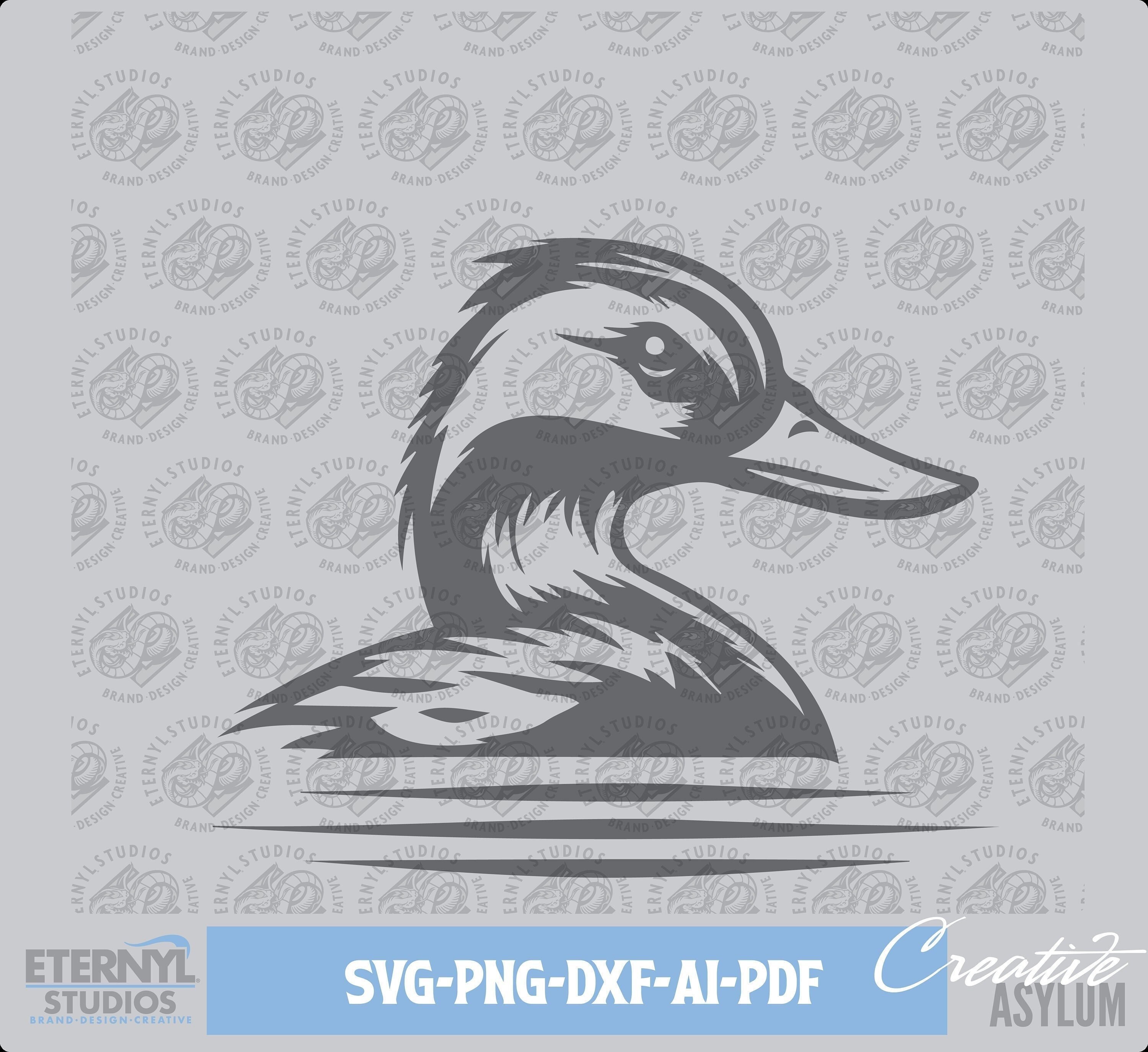 Duck SVG Cut File: Mallard Clipart, Logo Design (digital Download) - Etsy
