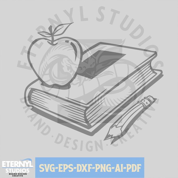 School Book Svg Teacher Book SVG Teacher Svg Book Clipart - Etsy