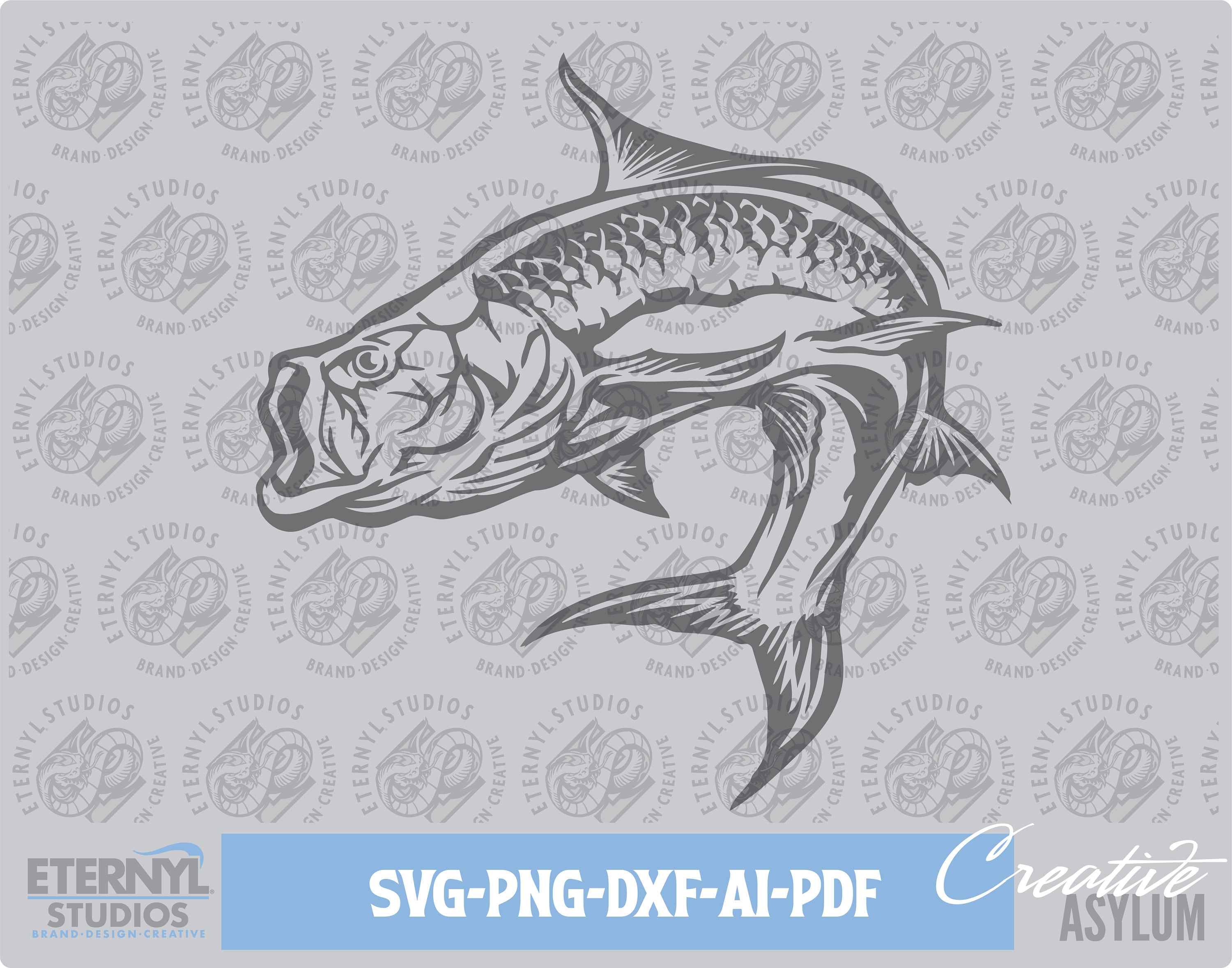 Tarpon SVG PNG Tarpon SVG Instant Download Silver king - Etsy España