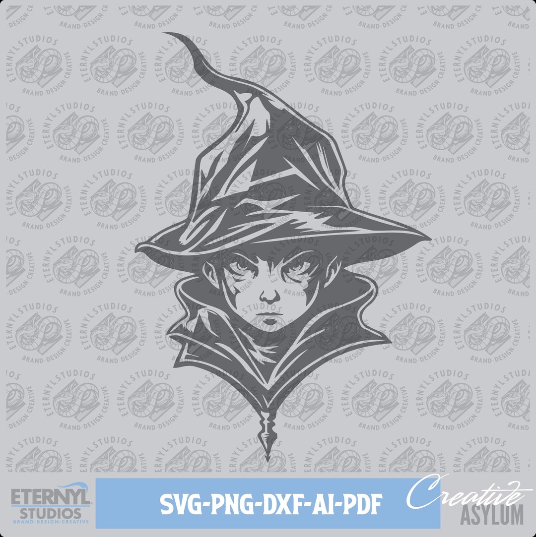 Wizard SVG PNG, Kid Wizard, Kid Art, Wizard Clipart, Digital Download ...