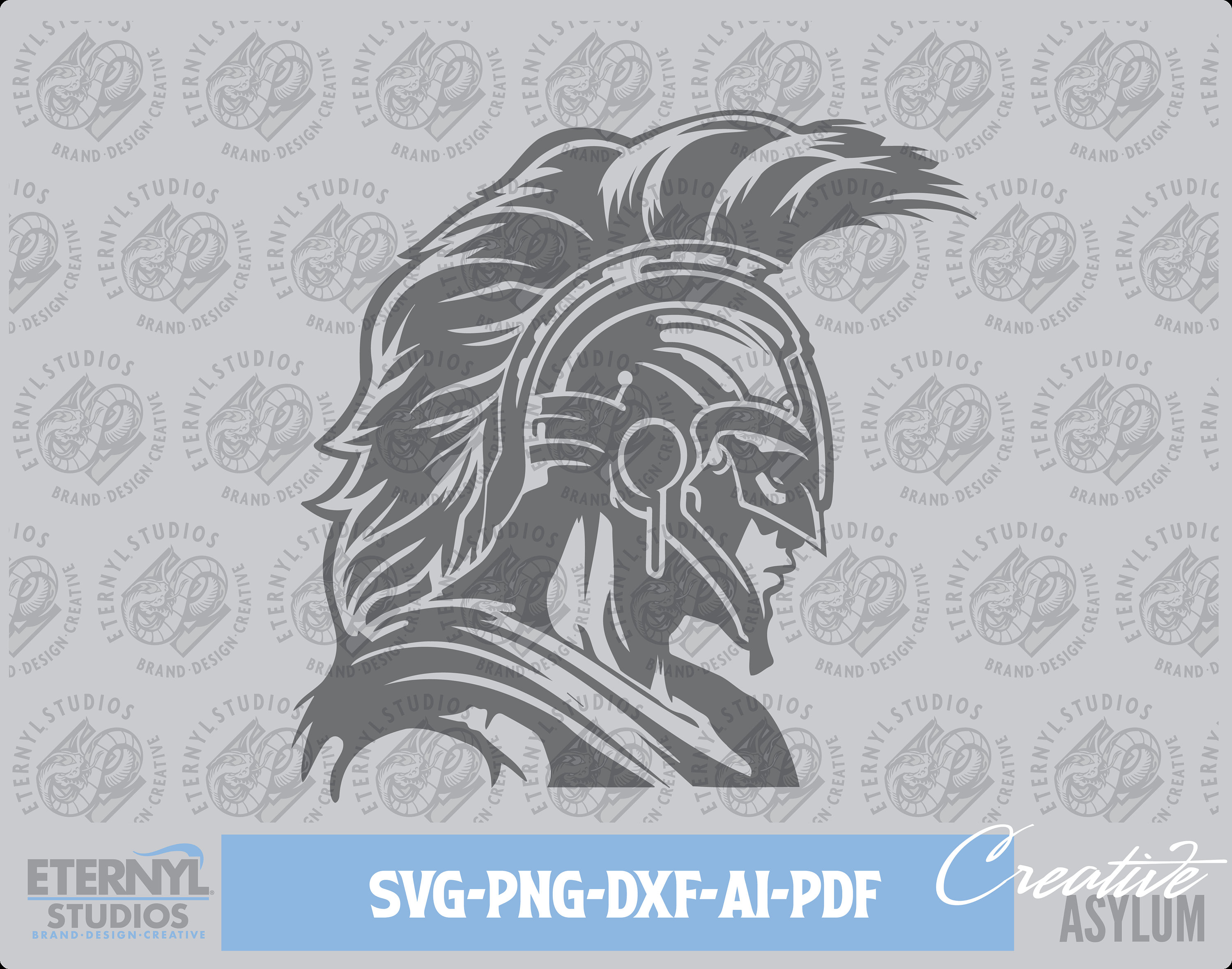 Spartan SVG PNG Digital Download Trojan Spartan Logo - Etsy