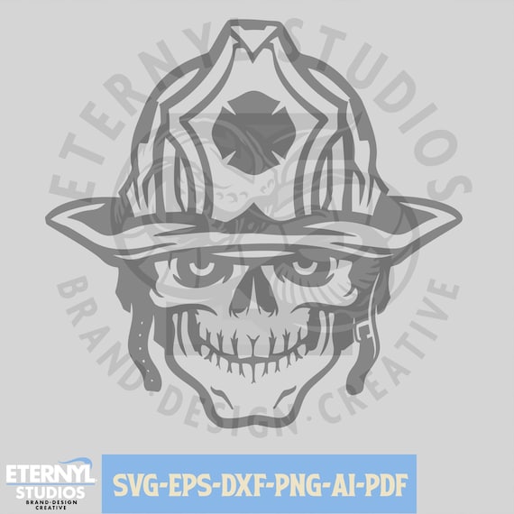 Firefighter Skeleton Mascot SVG PNG Firefighter Mascot - Etsy Australia