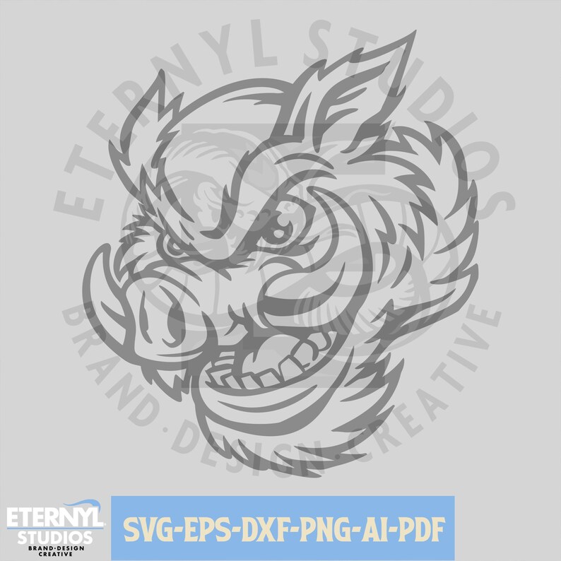 Razorback Mascot SVG PNG Hogs Svg Hawgs Razorbacks Pigs - Etsy