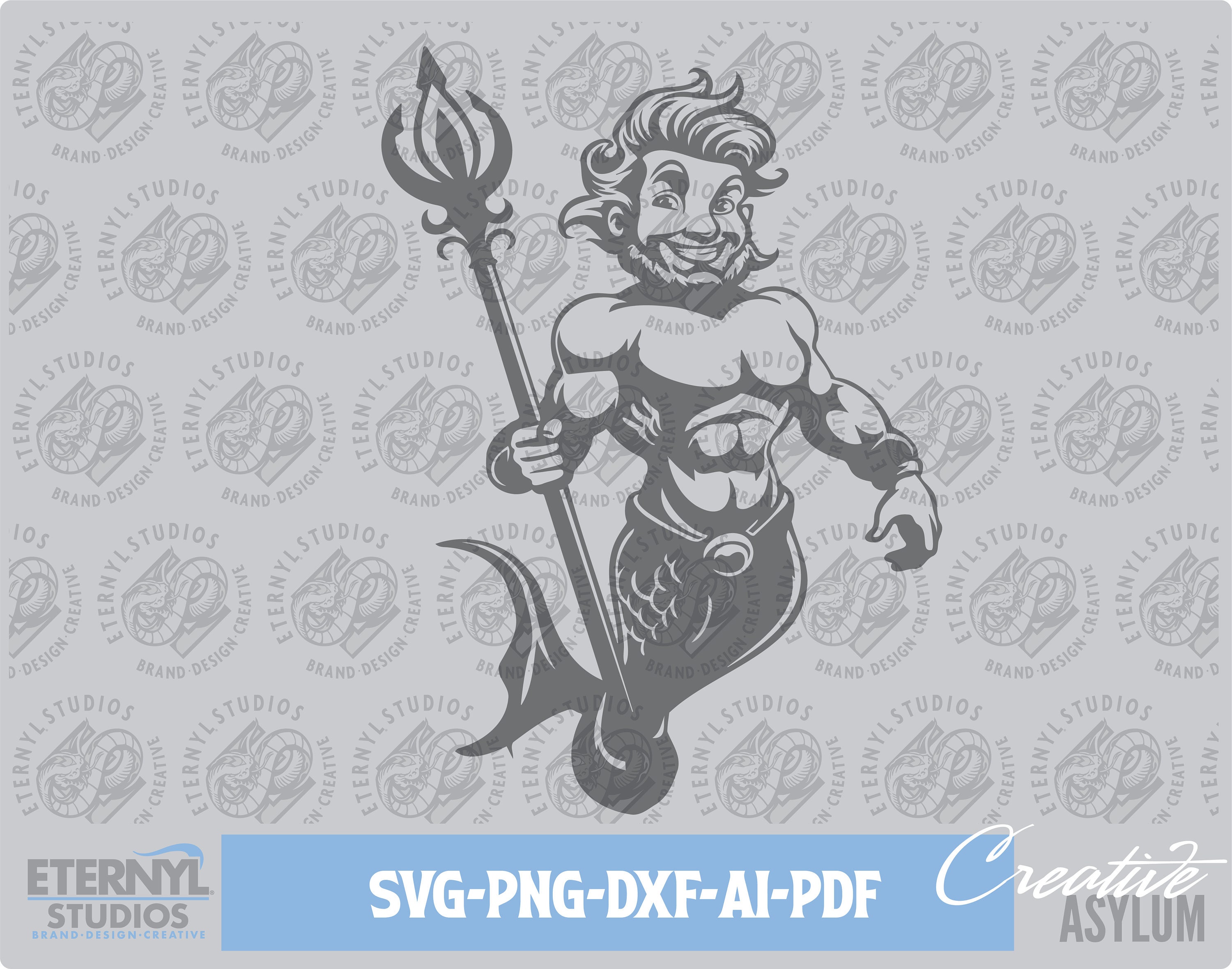 Merman Kid SVG PNG Atlantis SVG Instant Download Neptune - Etsy Australia