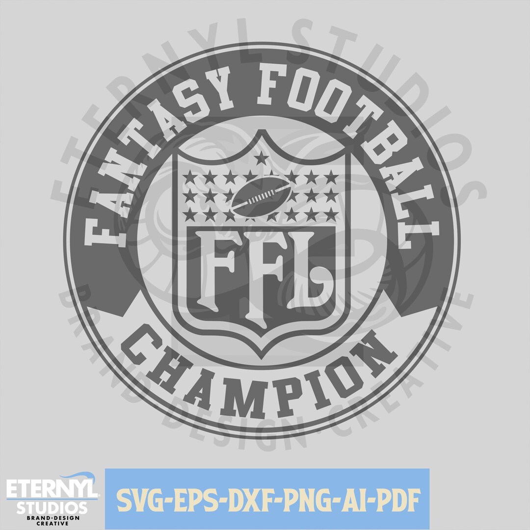 Fantasy Football Champion SVG: FFL Vector Cut File (digital Download ...