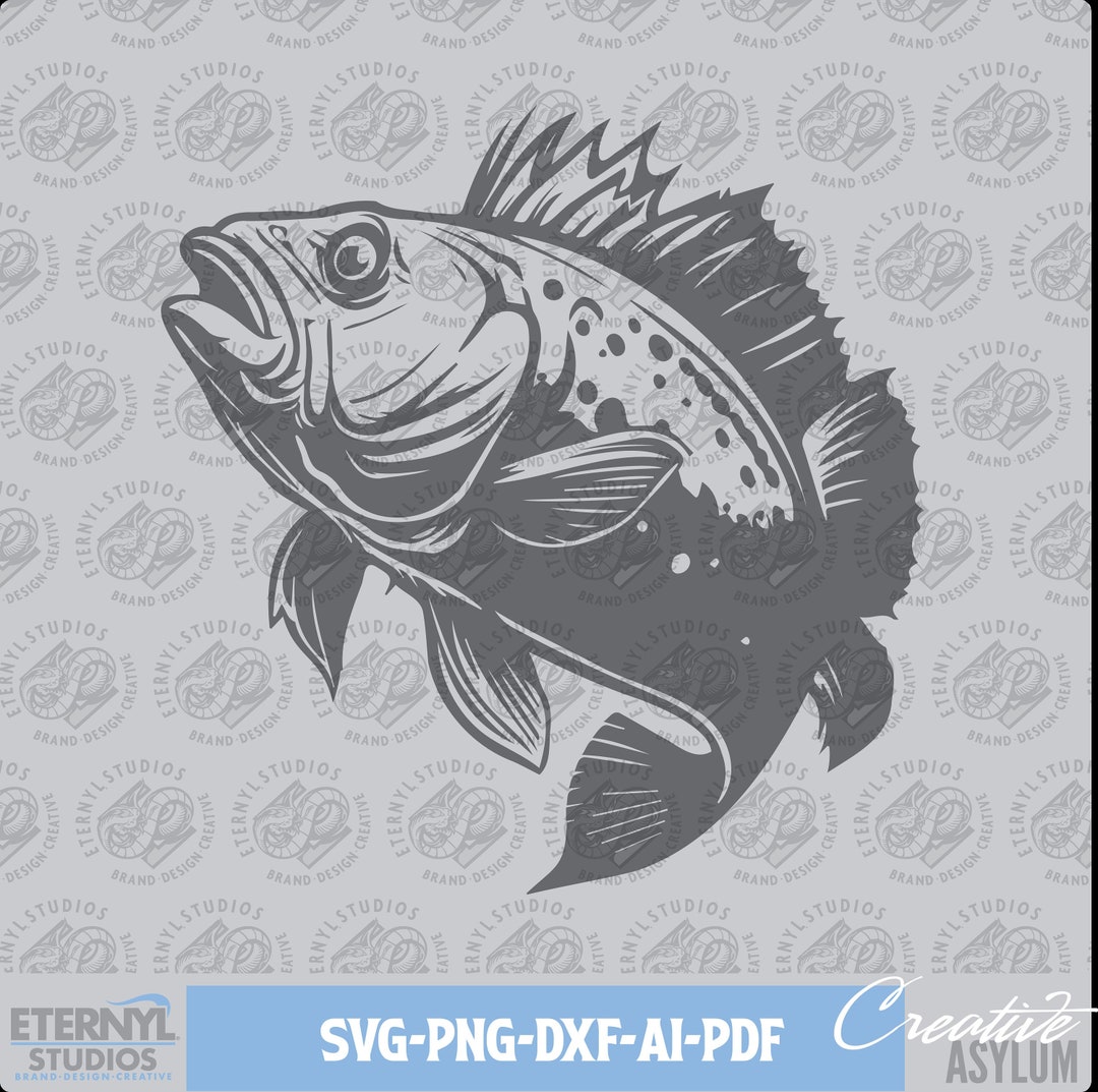 Grouper SVG PNG, Goliath Grouper SVG, Grouper Fish, Giant Grouper Cut ...