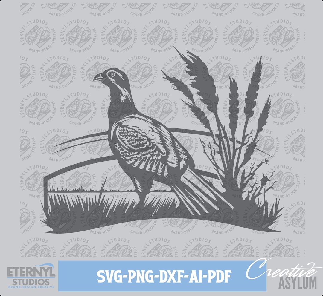 Pheasant SVG PNG: Game Bird Hunting Cut Template (digital Download) - Etsy