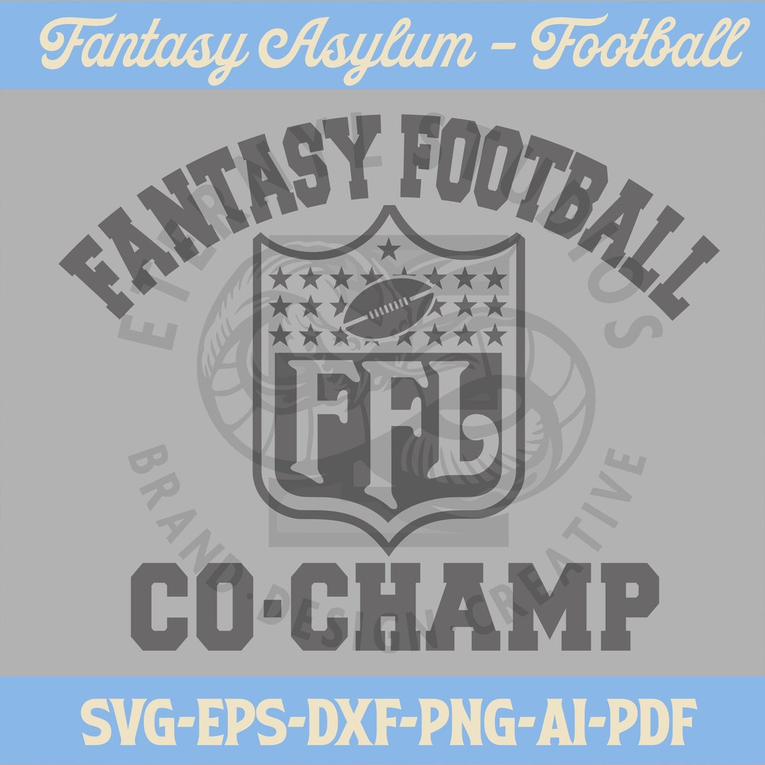 Fantasy Football Co-champ SVG: FFL Vector Cut File (digital Download ...