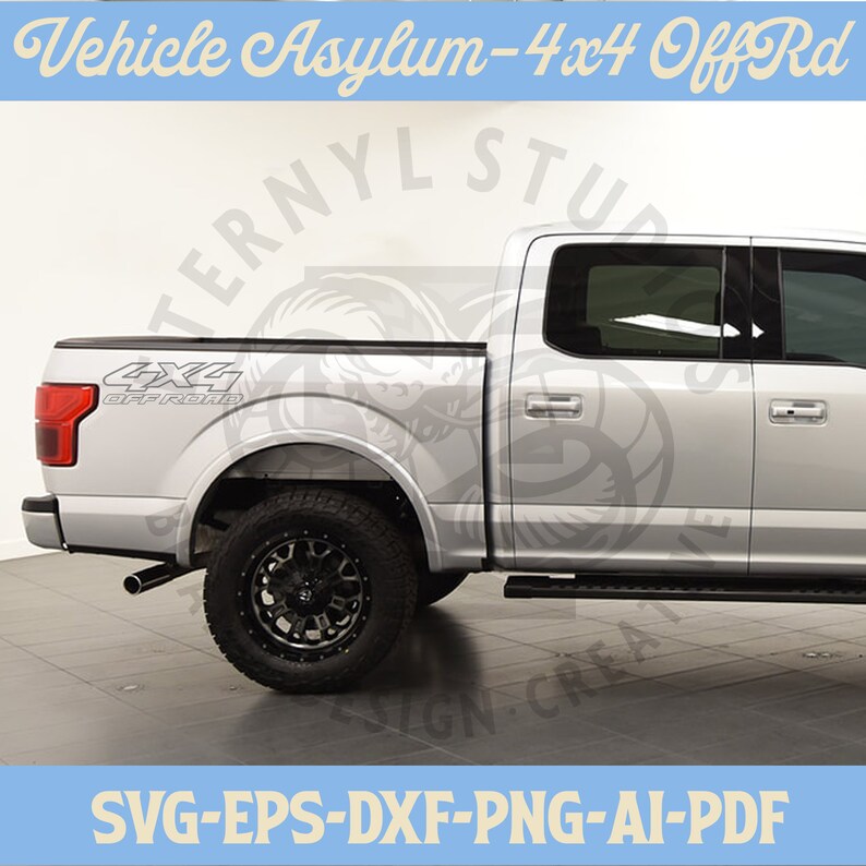 F150 4x4 Offroad SVG – Ford Decal, Vector Cut Files (digital Download ...
