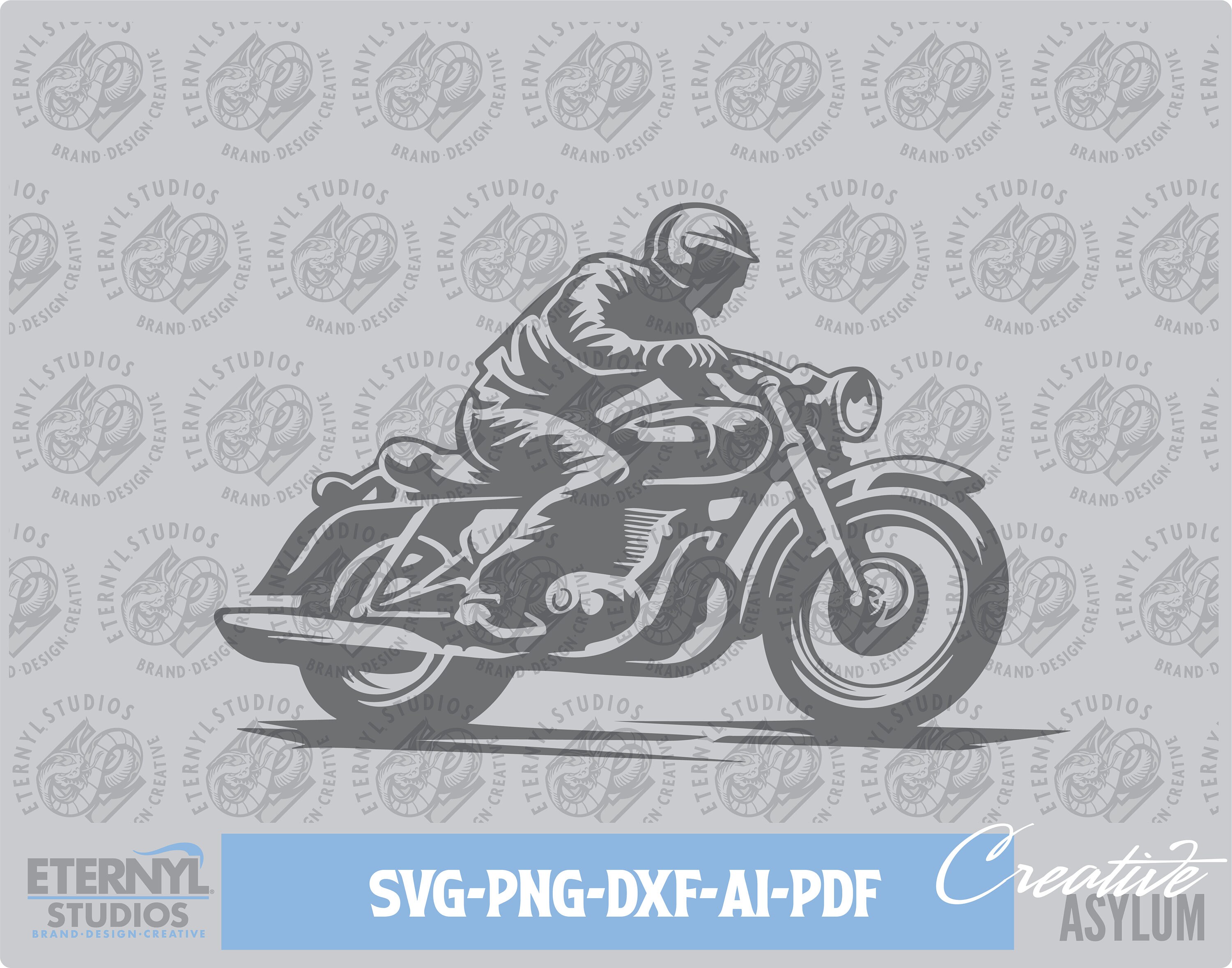 Motorcycle SVG PNG Biker Instant Download Cycle Rider Cafe - Etsy