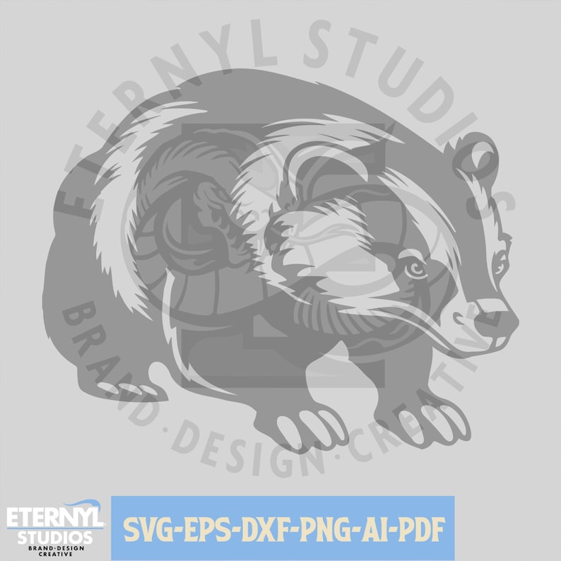 Badger Mascot SVG PNG, Premium Original Mascot, Badgers, Team Mascot ...